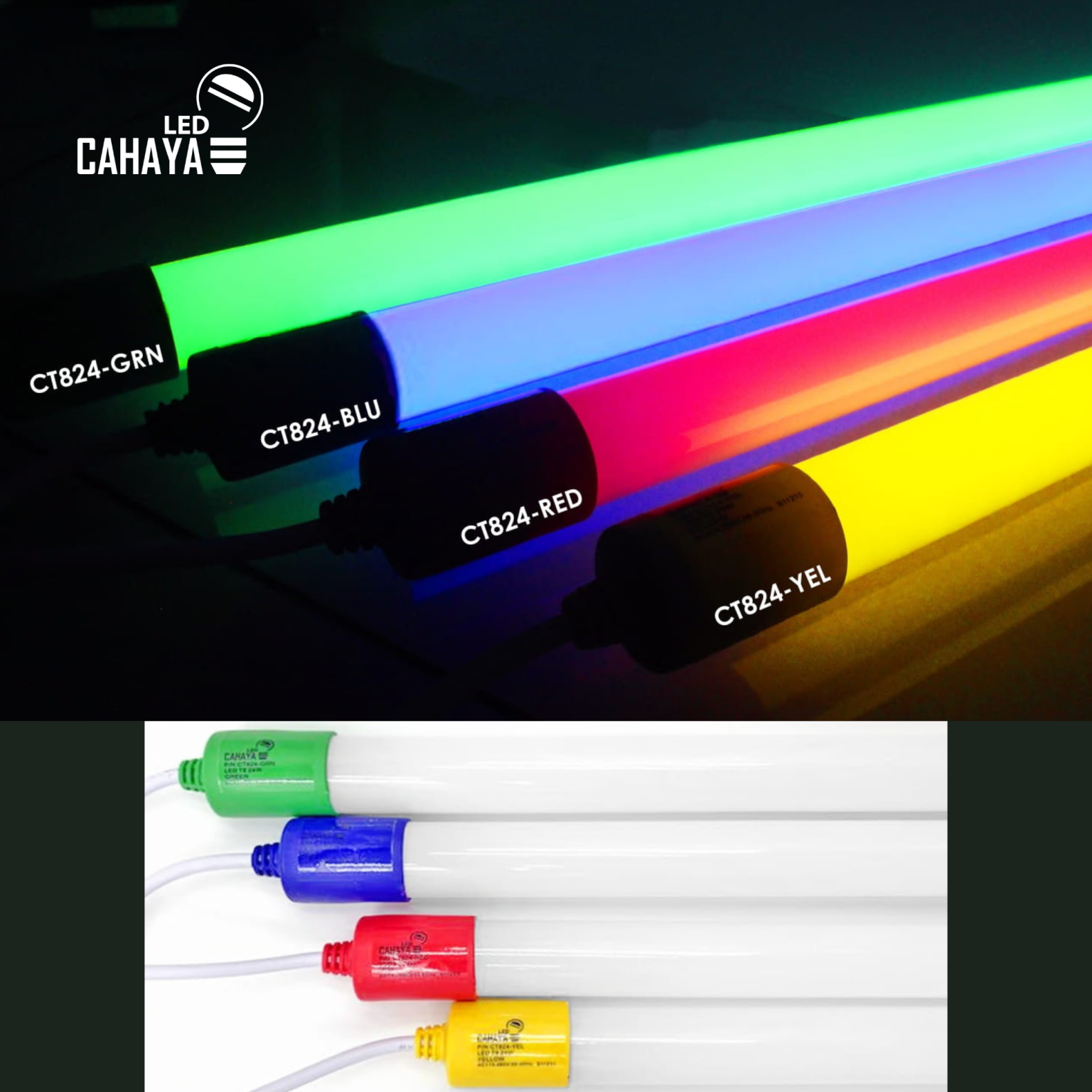 CT824-GRN / CT824-BLU / CT824-RED / CT824-YEL – LAMPHILL