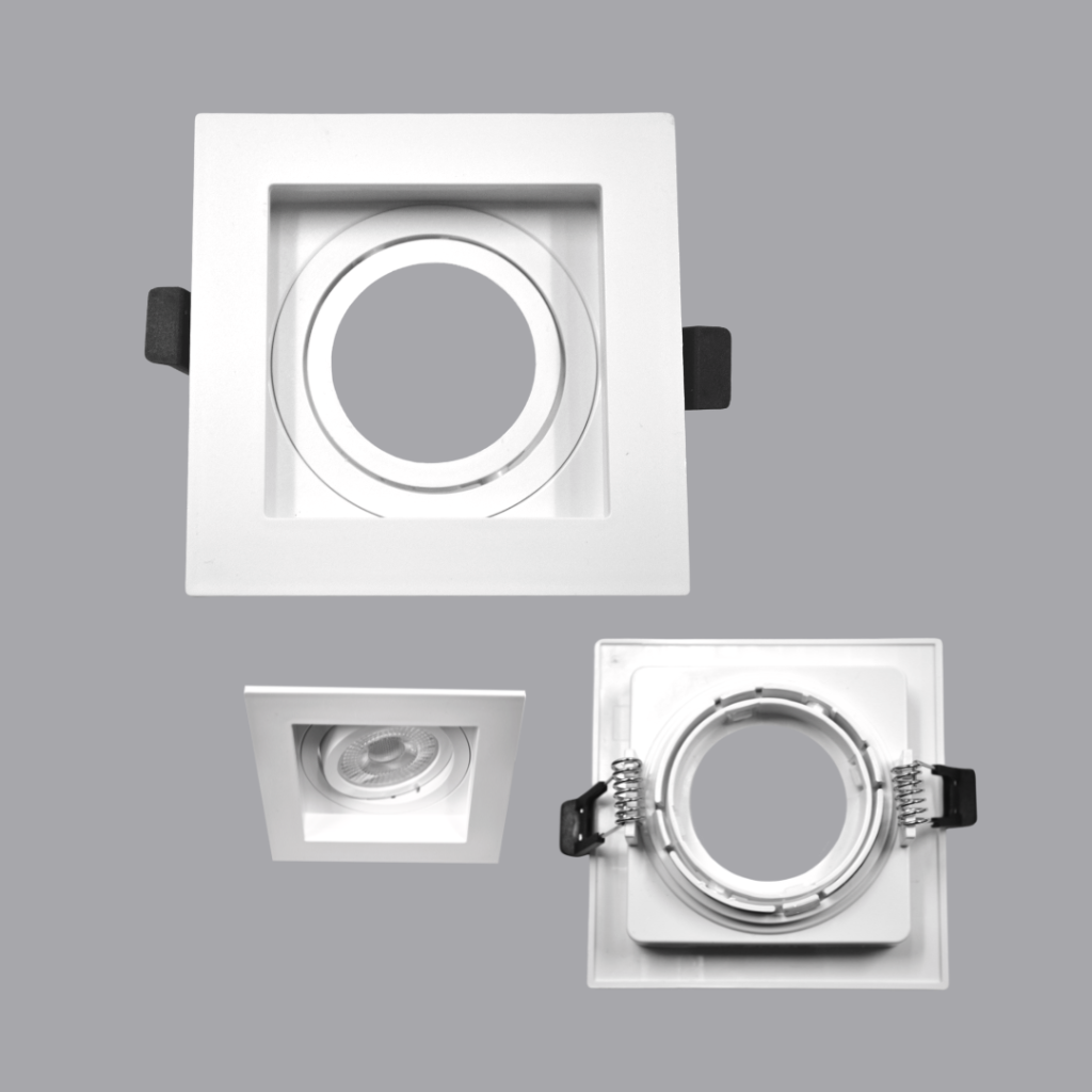 JX Series MR16 & GU10 Spotlight Frame ( Round / Square ) – LAMPHILL